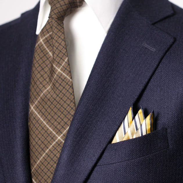 Product Focus: The Yellow Riders Pocket Square – Rampley and Co