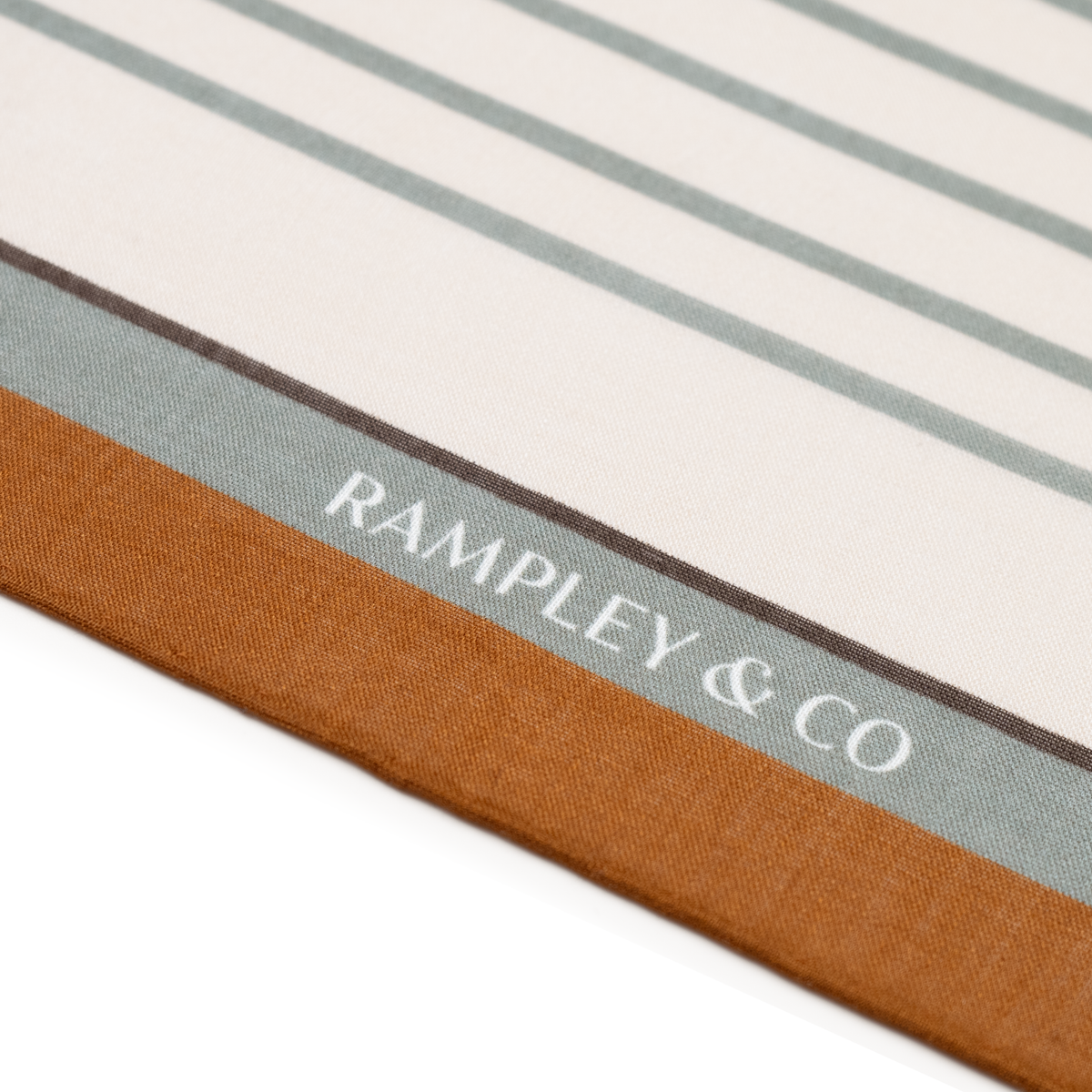 Rust & Teal Geometric Bandana – Rampley and Co