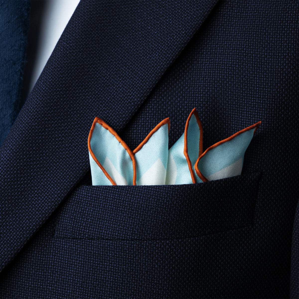‘Ochre’ Pocket Square – Rampley and Co