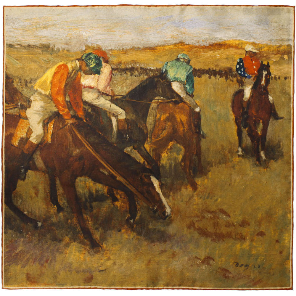 Edgar Degas Jockeys Before The Race