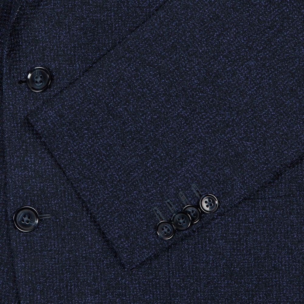 Dark-Blue Textured Jacket – Rampley and Co