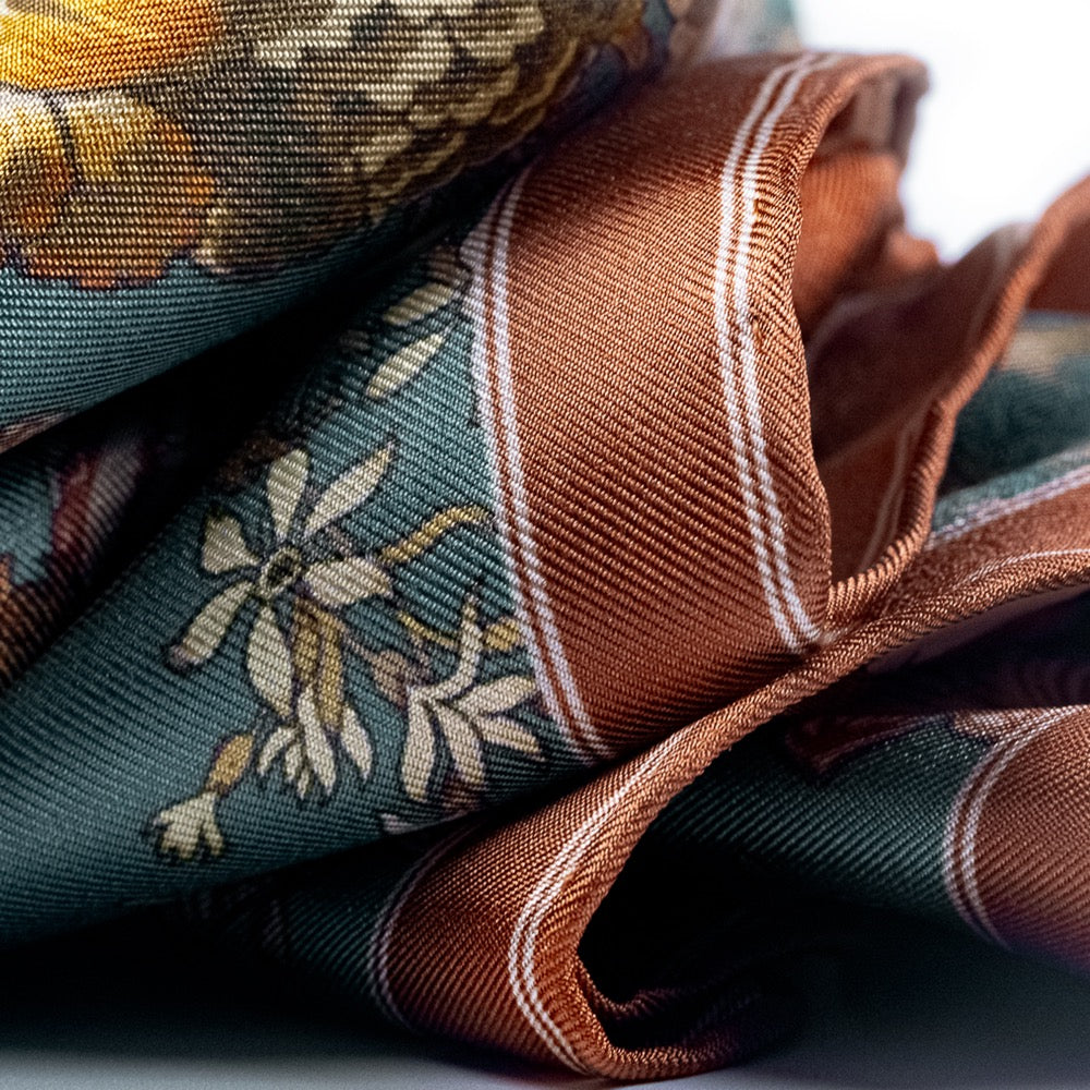 Jannah, Teal Pocket Square – Rampley and Co