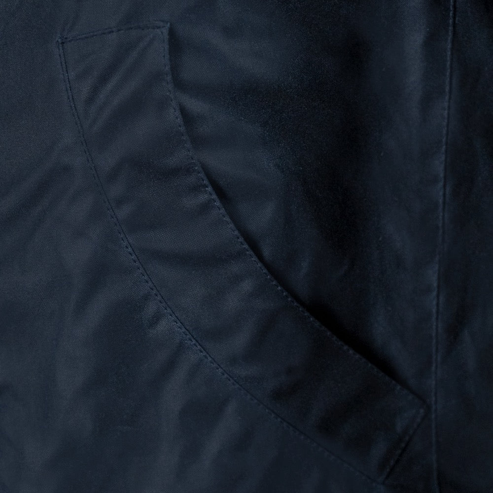 The Holbrook - Navy Wax Jacket – Rampley and Co