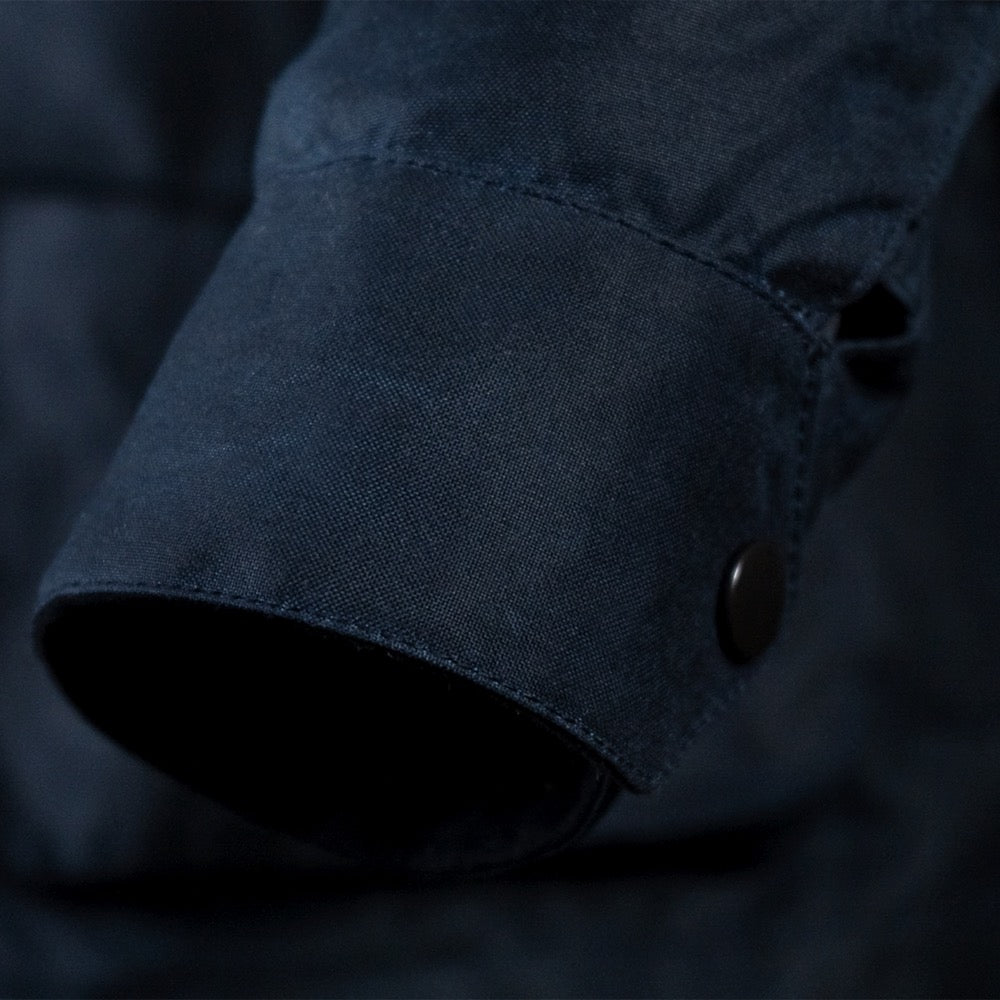 The Holbrook - Navy Wax Jacket – Rampley and Co