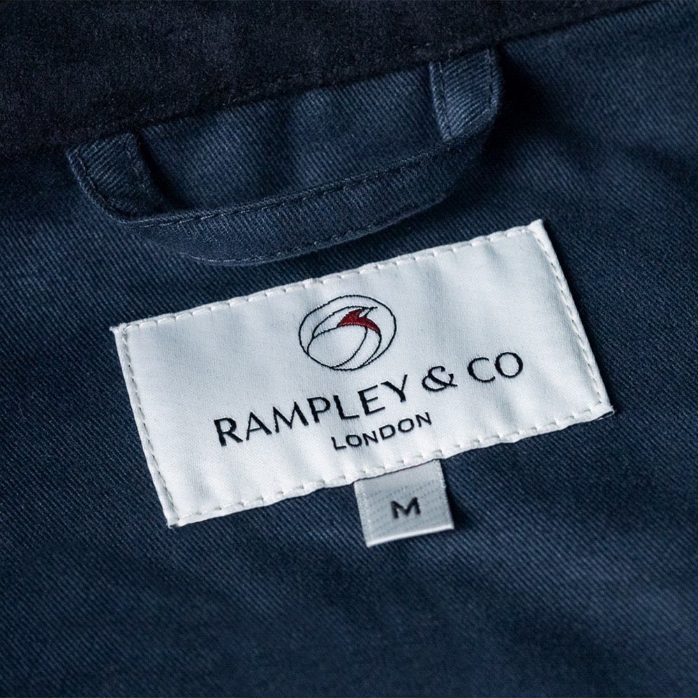 The Holbrook - Navy Wax Jacket – Rampley and Co