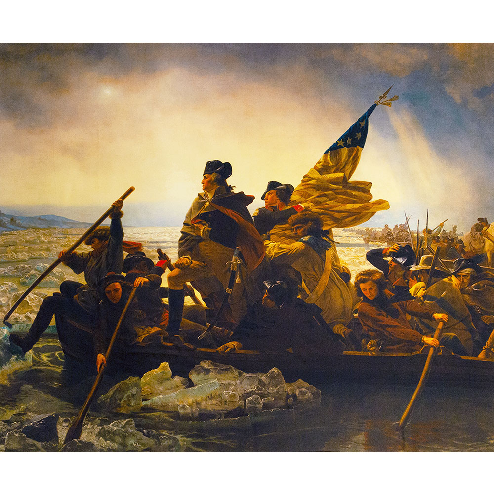 George Washington Crossing Delaware Painting