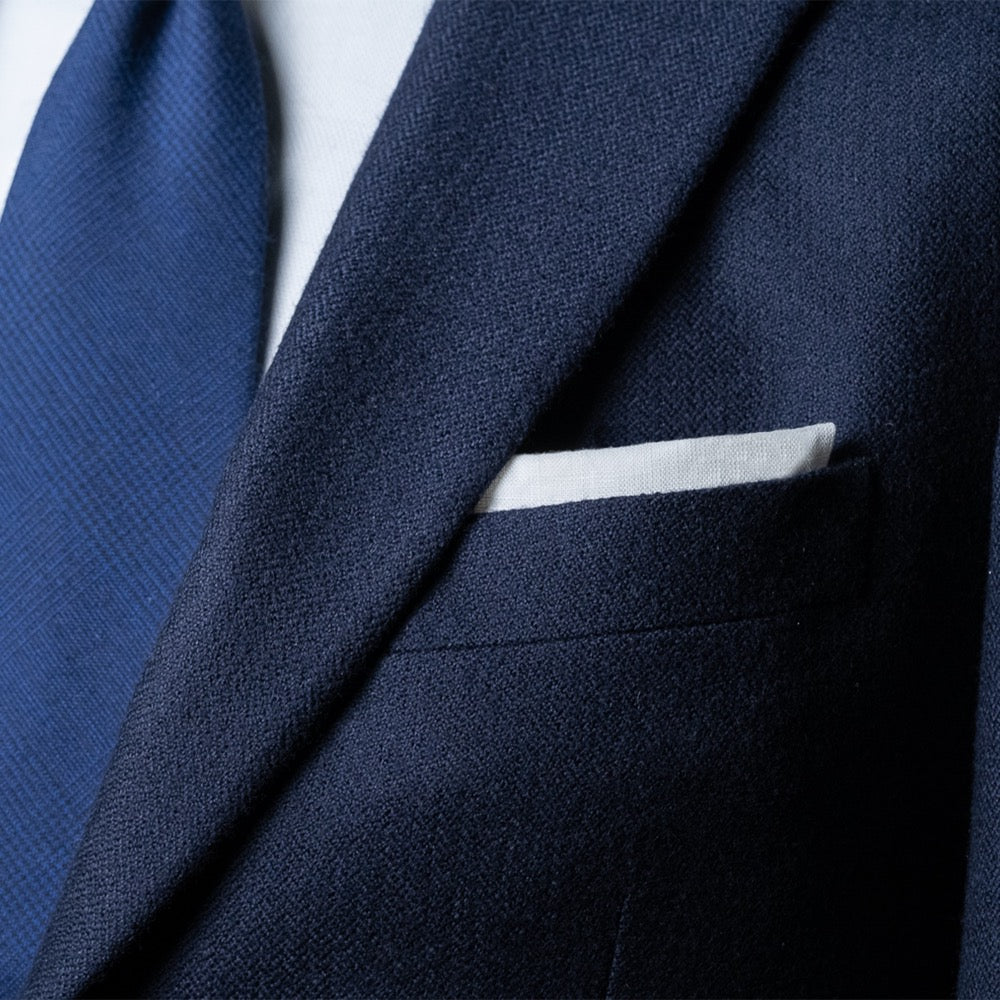 White Linen Pocket Square – Rampley and Co
